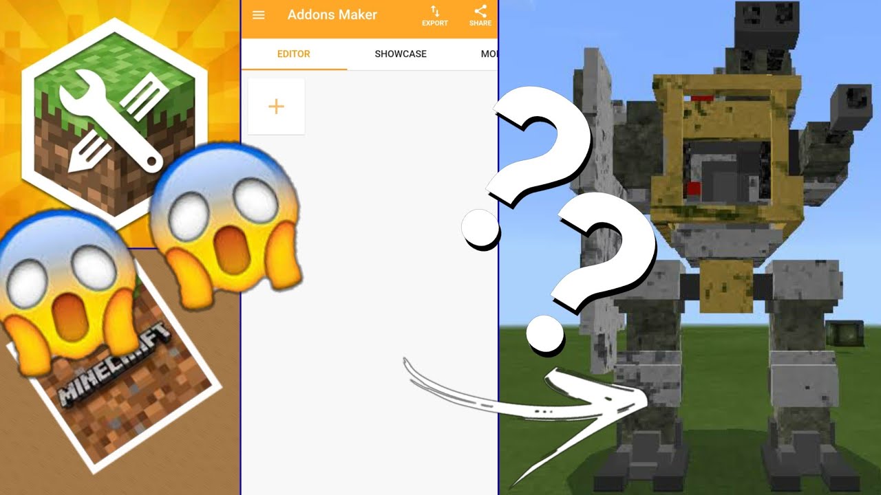 COMO USAR O ADDONS MAKER FOR MINECRAFT PE (desatualizado) - YouTube