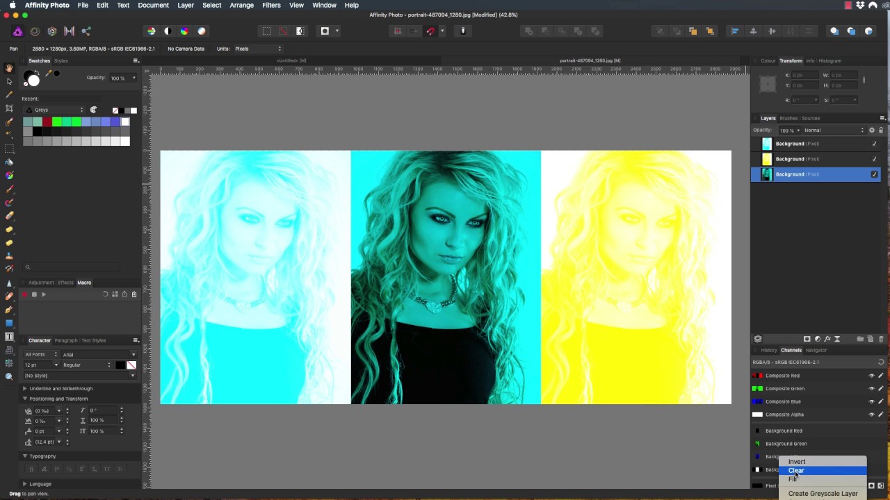 Harris Shutter Effect in Affinity Photo - YouTube