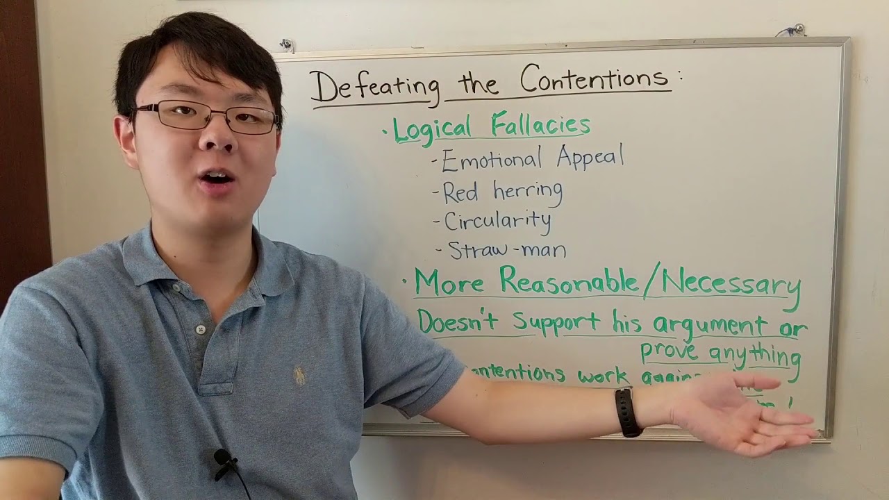 Lincoln Douglas Debate 4.5: Defeating your Opponent's Contentions - YouTube