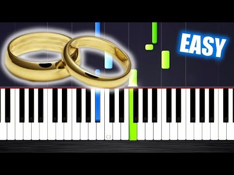 Wagner - Wedding March - EASY Piano Tutorial by PlutaX - YouTube