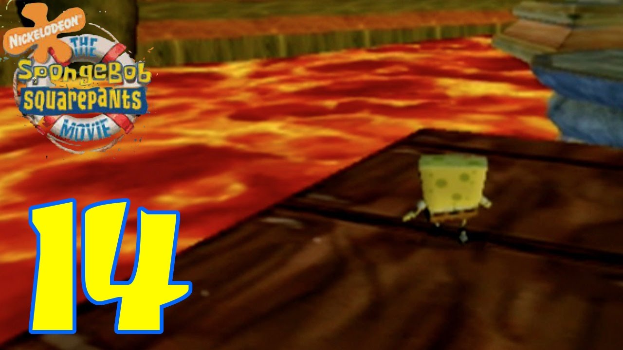 The SpongeBob SquarePants Movie (GameCube) - Part 14 | Walking on Lava ...