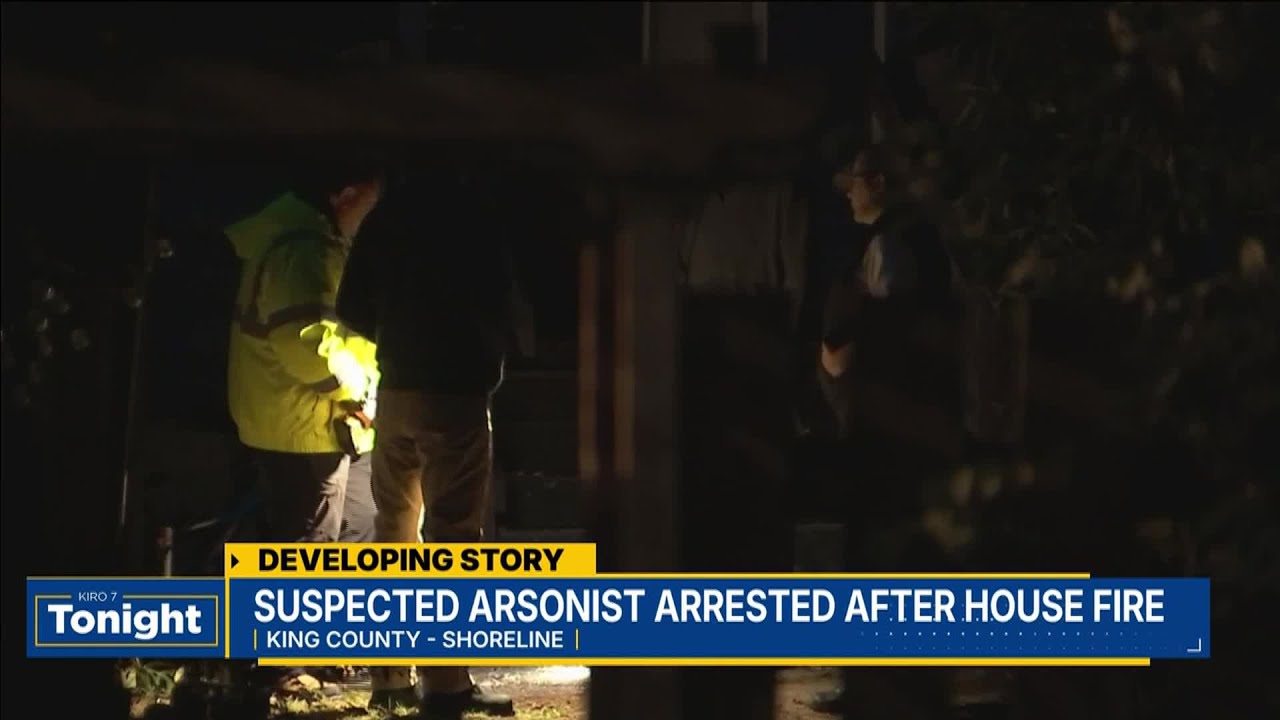 Suspected arsonist arrested after Shoreline house fire - YouTube