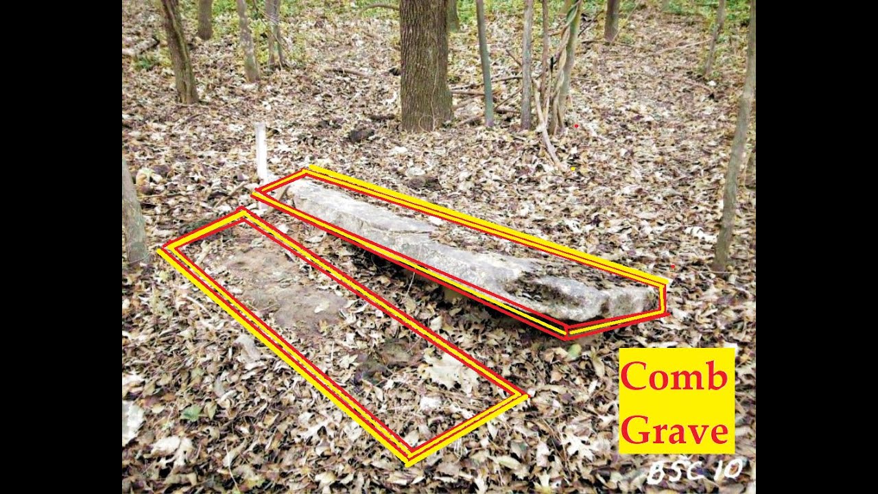 💀 White River's Anglin Cemetery 🏕️Comb or Tent Grave ⛺️⚰️ - YouTube