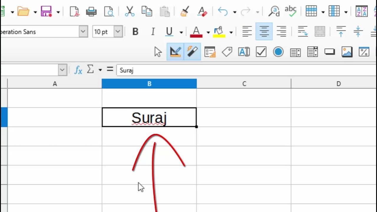 Alignment in Google sheet and Libre calc@COMPUTEREXCELSOLUTION - YouTube