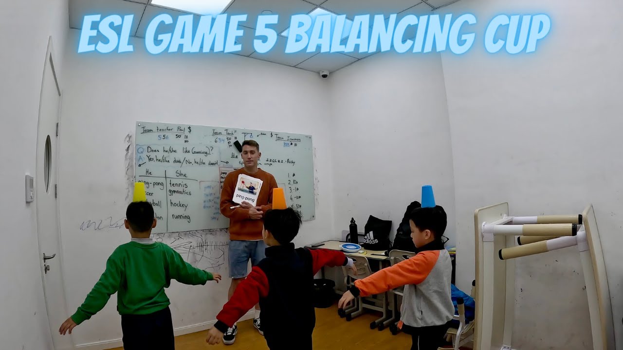 ESL Game Idea 5 | Balancing Cup - YouTube