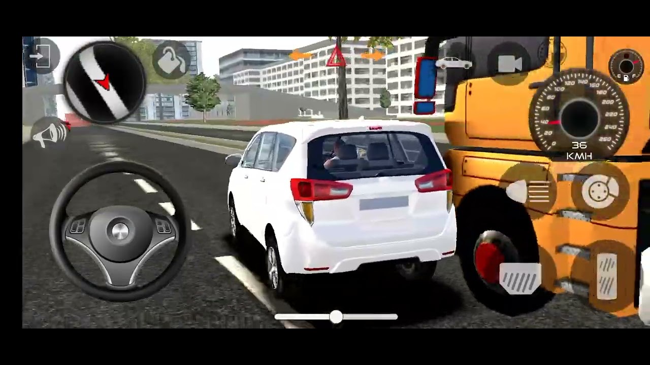 Indian Car simulator 3d Game Toyota Innova Crysta White Colour Car ...