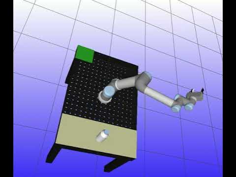 UR5 robot in RobWork - YouTube