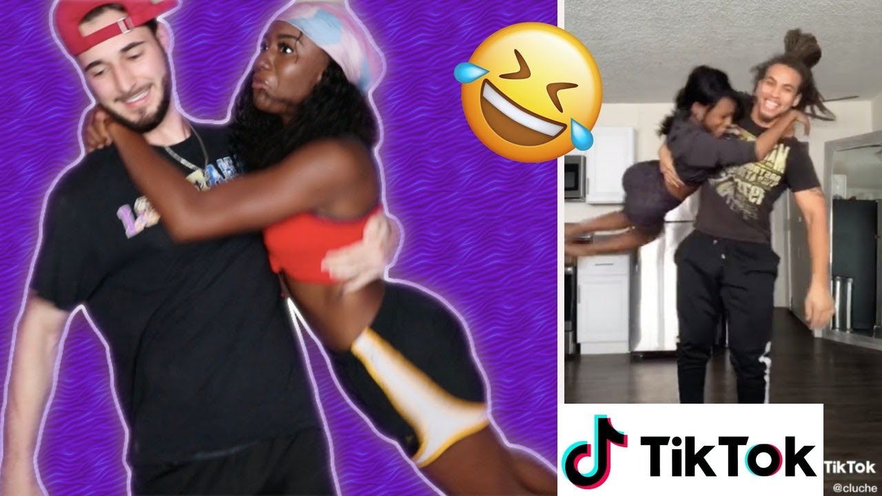 TRYING TIK TOK COUPLE CHALLENGES *FAIL* - YouTube