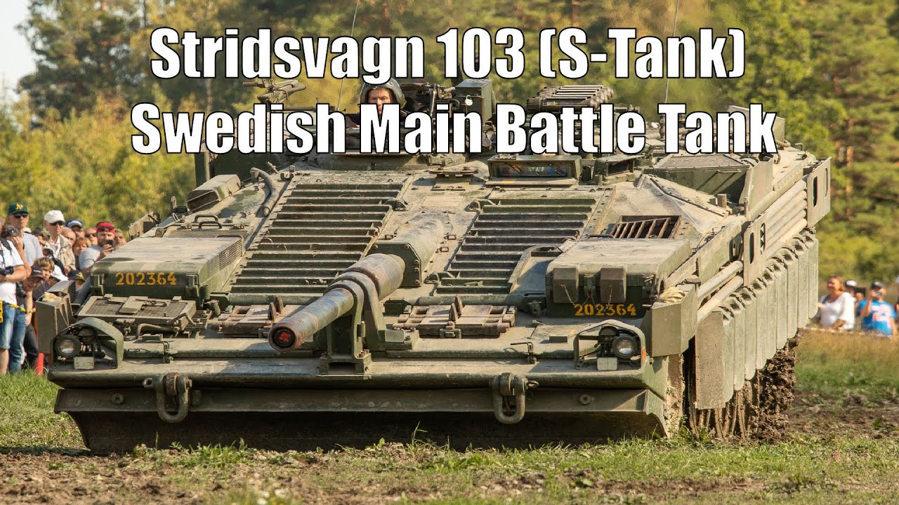 Stridsvagn 103 (S-Tank) Action Show - Arsenalen [4K] - YouTube