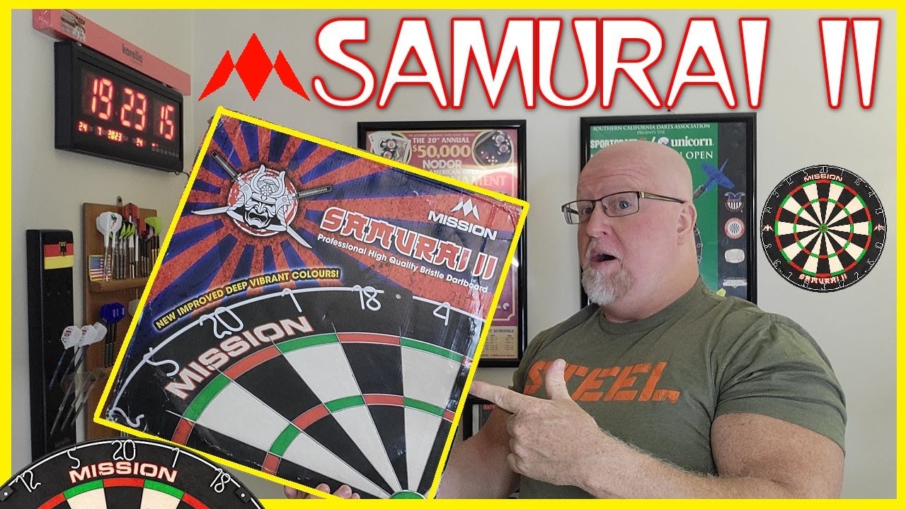 FIRST IMPRESSIONS - Mission Samurai II Dartboard - YouTube