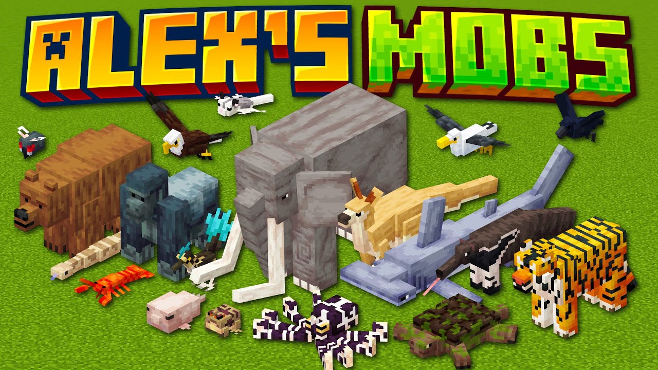 Alex's Mobs - Minecraft Mod Showcase 1.20.1 - YouTube