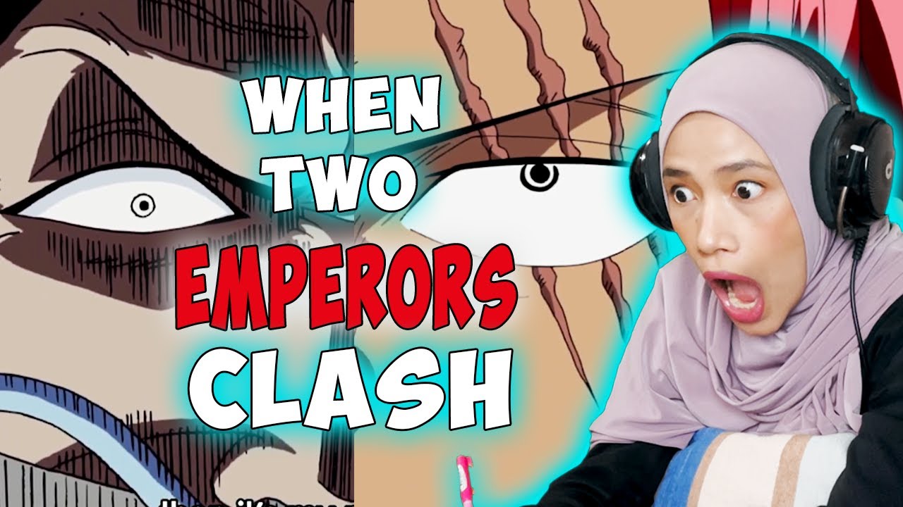 CLASH BETWEEN TWO EMPERORS SPLIT THE SKY! SHANKS VS WHITEBEARD 🔴 One ...