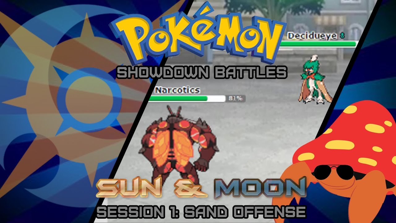 Pokémon Sun and Moon Showdown Battles | Sand Offense | Part 2 - YouTube