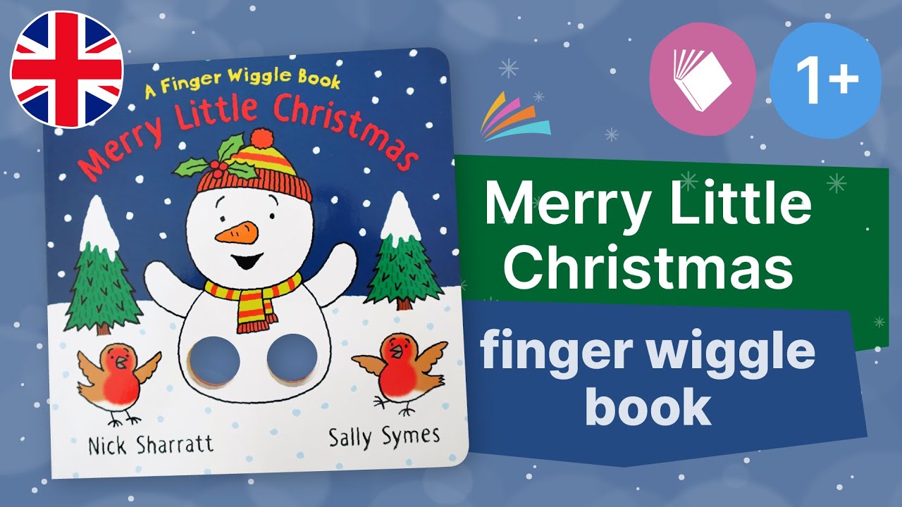 FINGER WIGGLE BOOK - Merry Little Christmas - paluszkowa książka | 1 ...