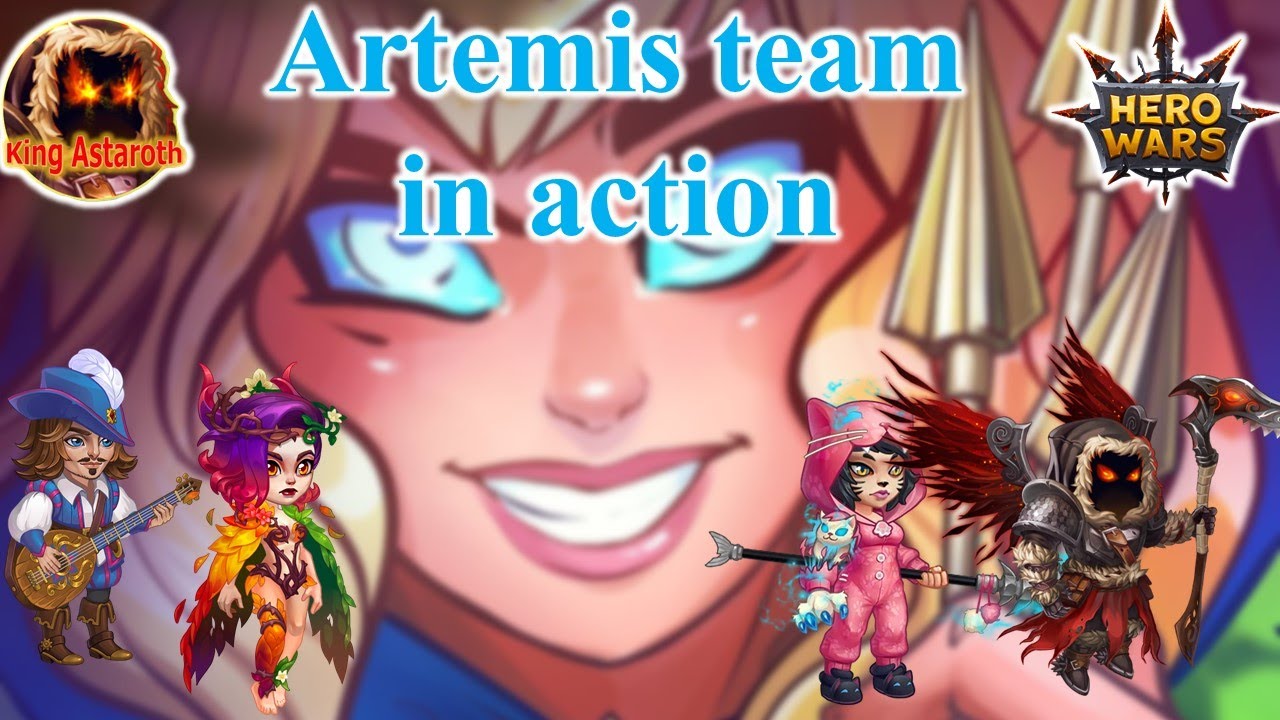 Hero Wars Artemis In Action Youtube
