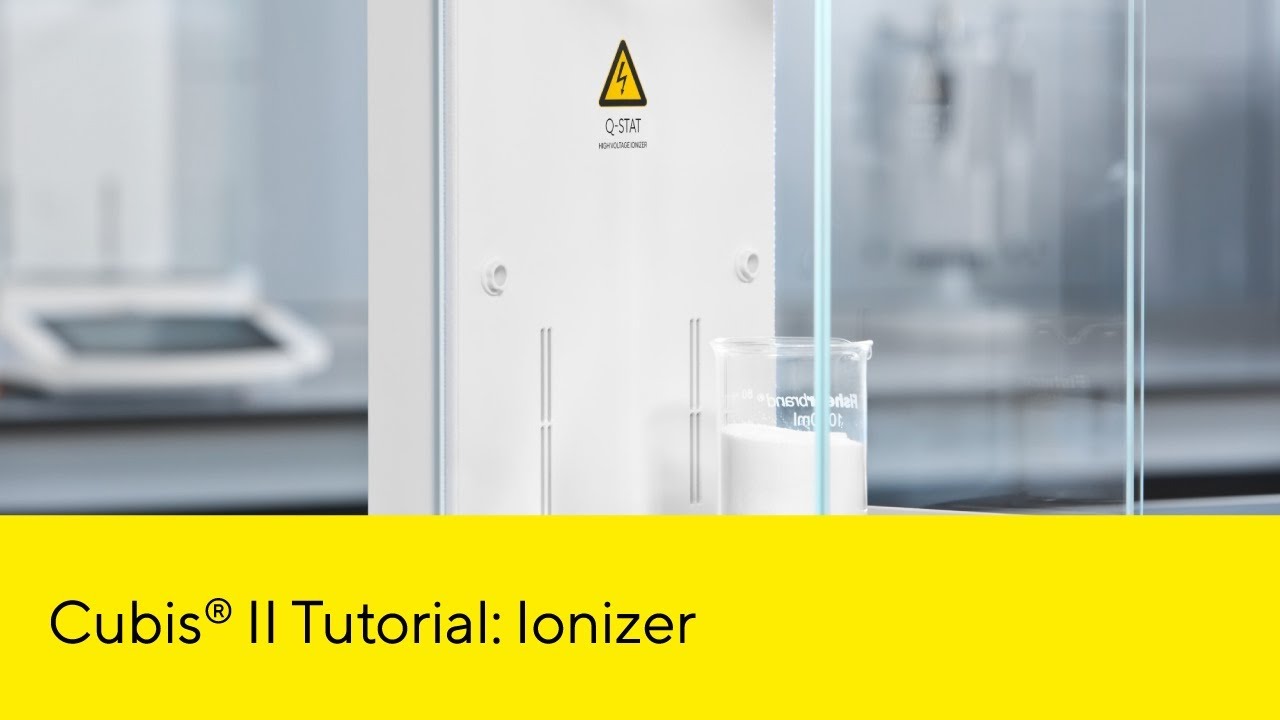 Eliminate Interfering Electrostatic Charges on Samples with the Cubis ...