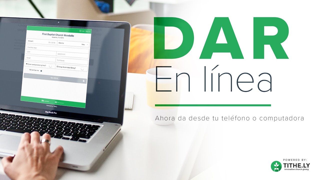 Cómo enviar su ofrenda o diezmo a través de Tithe.ly - YouTube