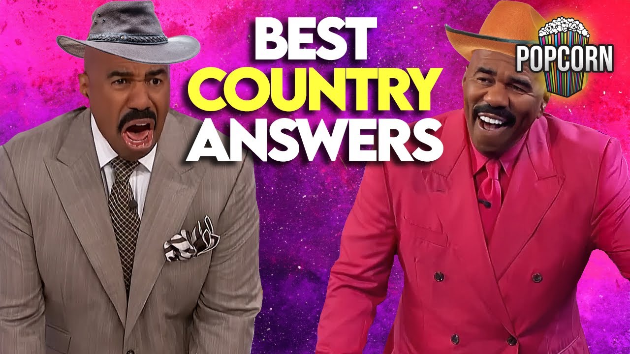 Country Answers On Family Feud That Made Steve Harvey Say Yee-Haw ...