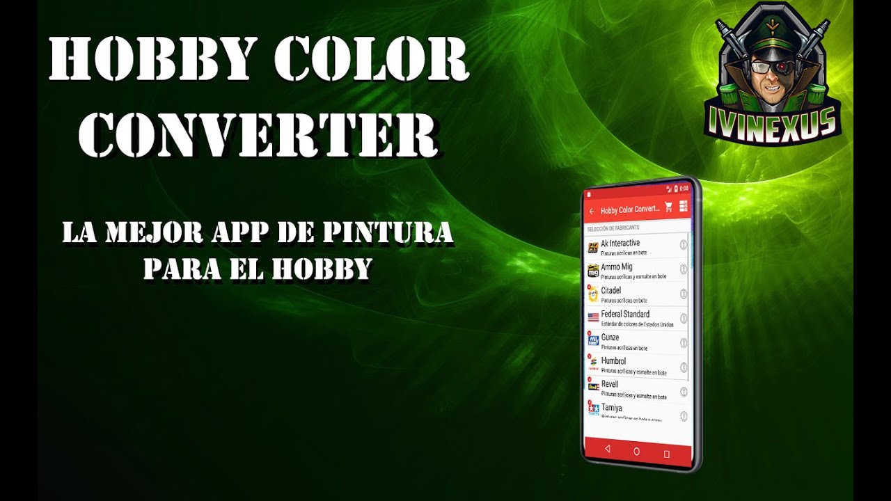 🖌️LA MEJOR APP de pinturas para el HOBBY COLOR CONVERTER🖌️ - YouTube