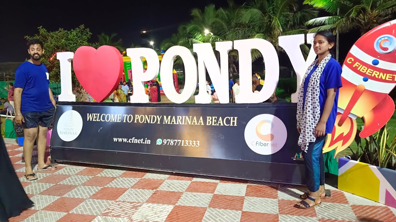 Pondicherry #travelvlog ..... #pondi Marina ..... New landmark of # ...