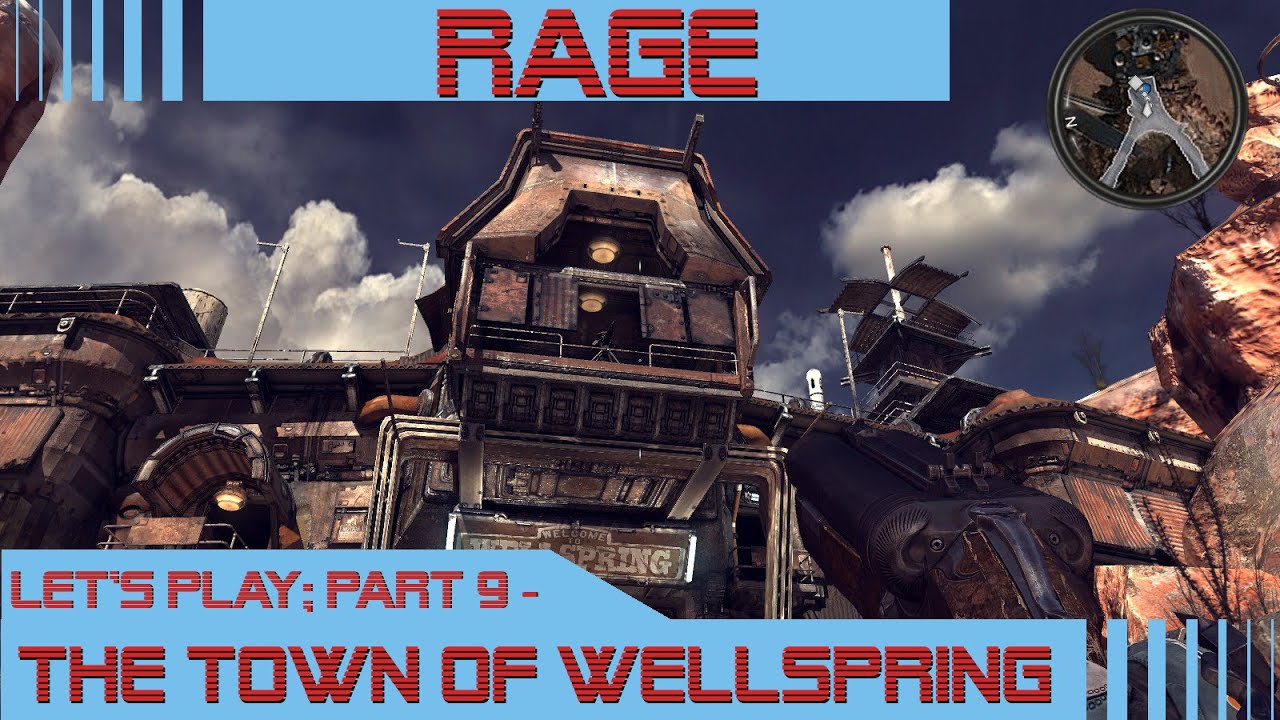 Let's Play RAGE – Part 9: The Town of Wellspring - YouTube