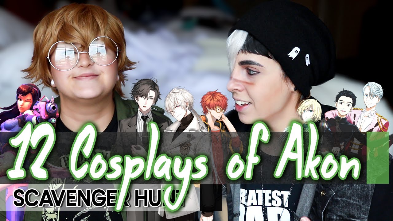 12 Cosplays of Akon : Scavenger Hunt || Cosplay Vlog - YouTube