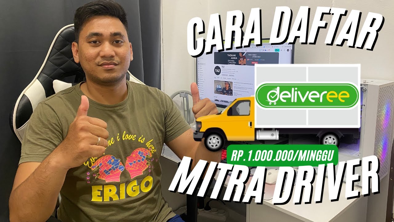 CARA DAFTAR MITRA DELIVEREE | CARA DAFTAR DRIVER DELIVEREE - YouTube