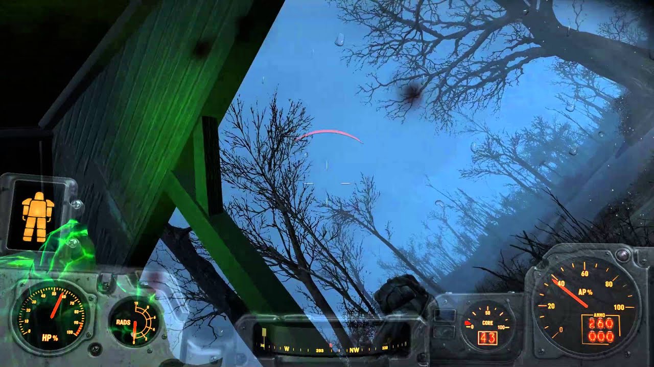 Fallout 4 Wounding Minigun vs Glowing Death Claw on Survival - YouTube