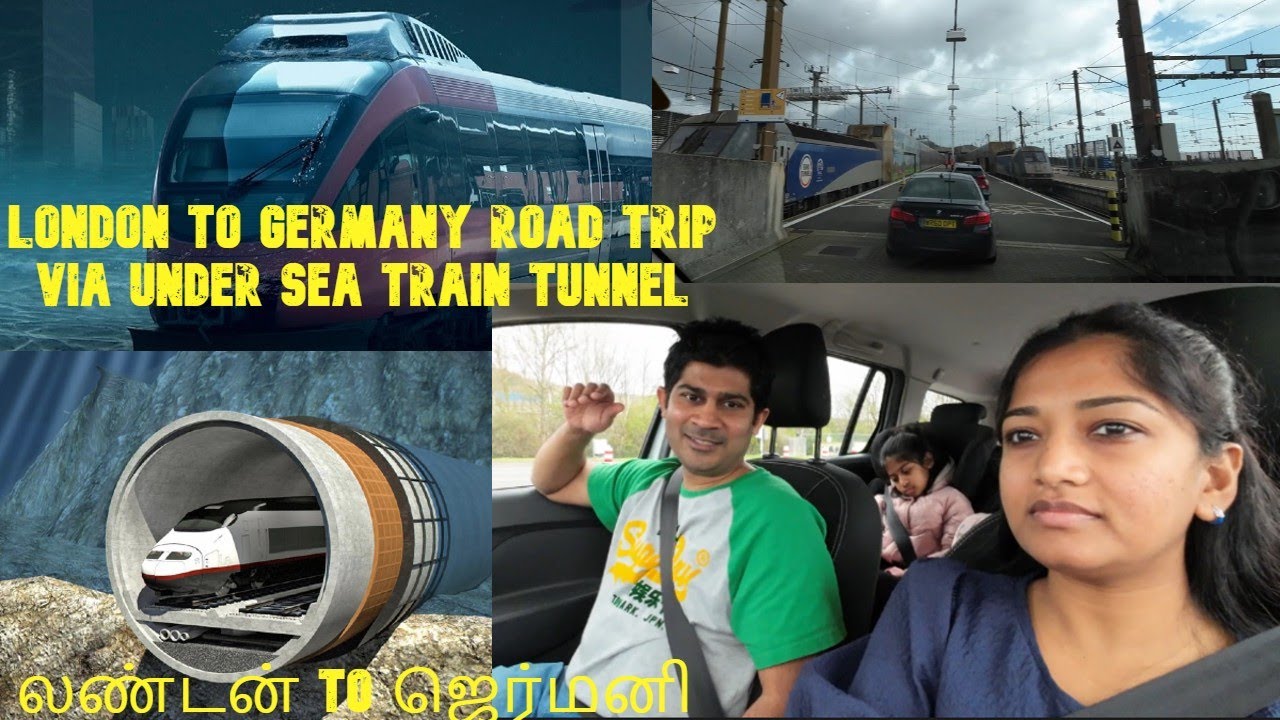 London to Germany Road Trip via Under Sea Tunnel - YouTube