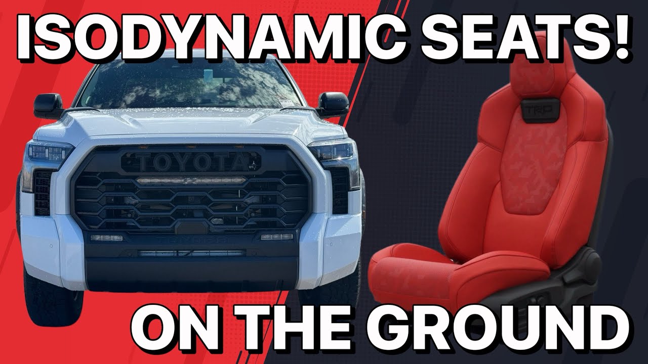ON THE GROUND: 2026 Toyota Tundra TRD Pro With IsoDynamic Seats - YouTube