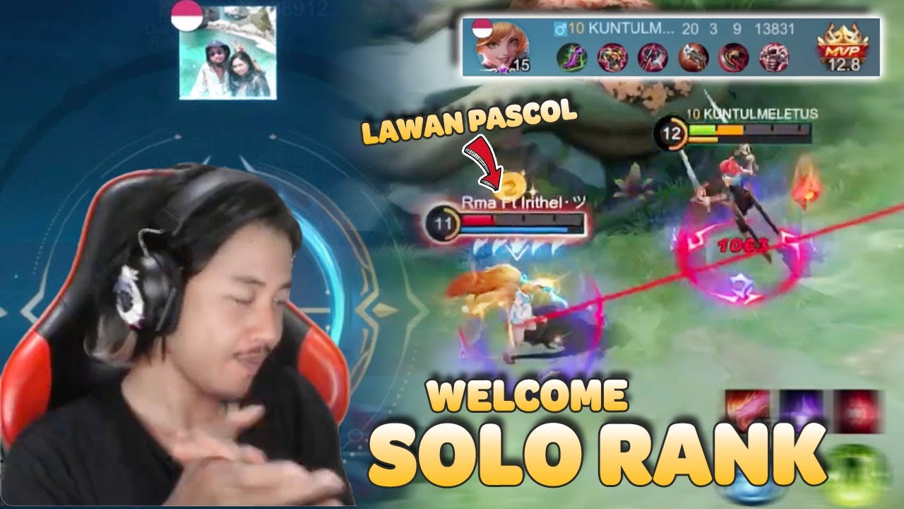 SOLO RANK KETEMU DIDIKAN PASCOL KINTIL - MIYANYA SAKIT BANGET COY ...