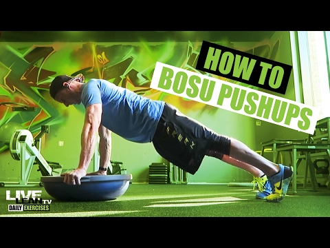 How To: Bosu Push Up - YouTube