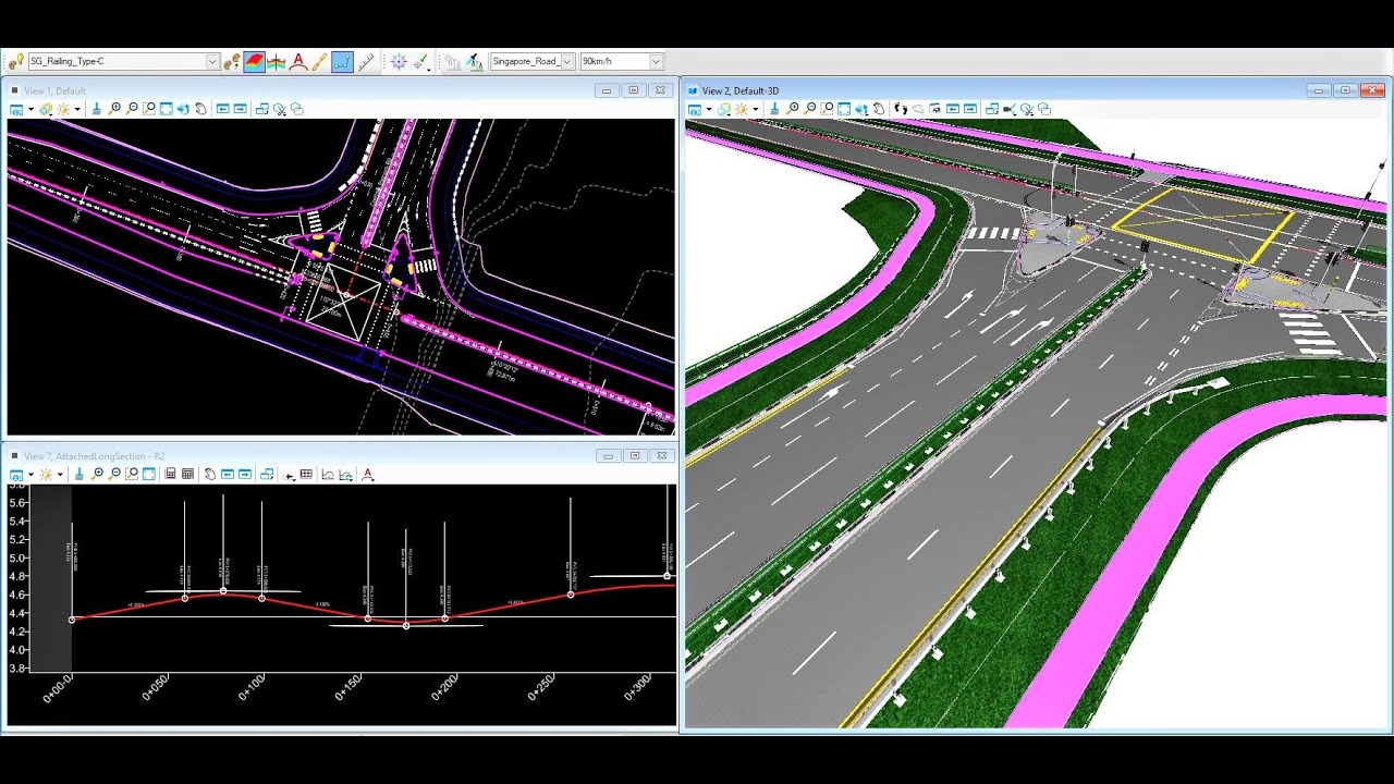 OpenRoads Designer Singapore Dataset - What's inside it? - YouTube