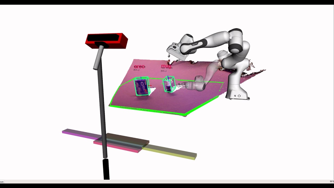 Virtual Reality using Kinect and Franka Robot - YouTube