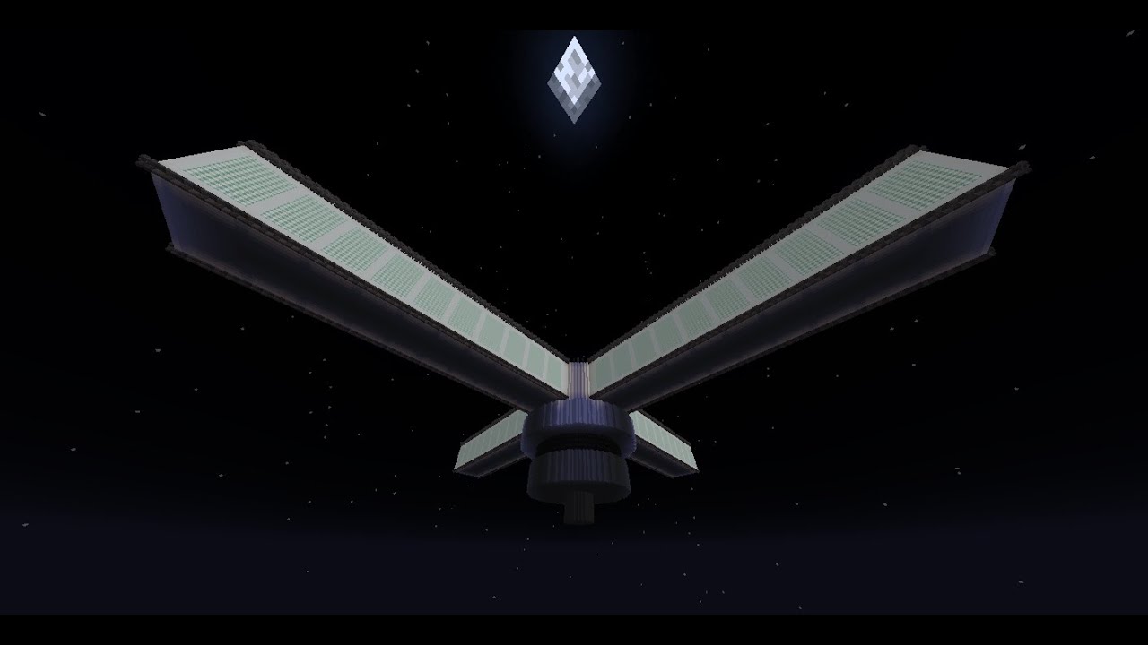Minecraft Space Elevator Build - YouTube