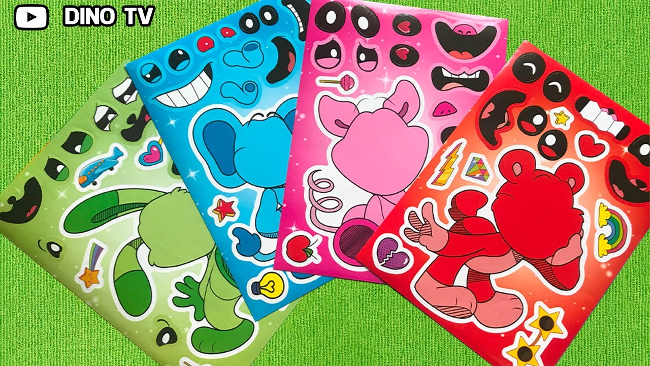 🌈StickerASMR🌈Cute Poppy Playtime 3 Character Stickers #paper #asmr # ...