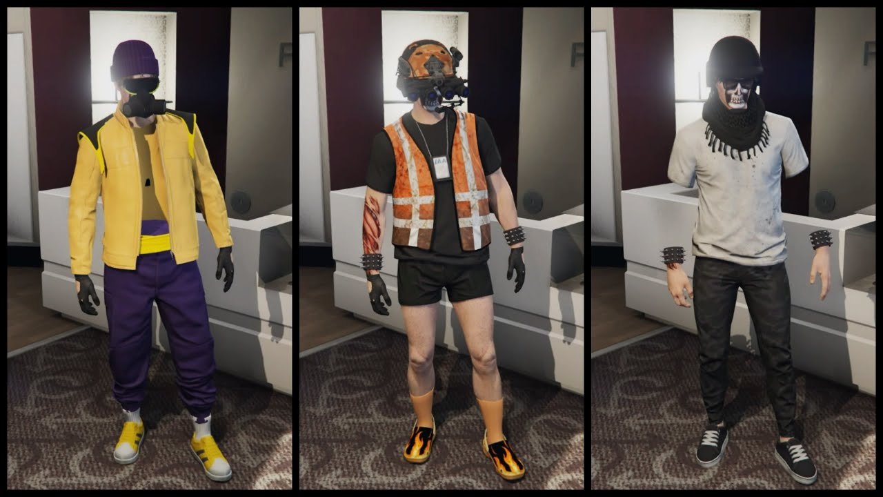 GTA 5 ONLINE - MY TOP 10 MODDED MALE OUTFITS SHOWCASE (LEVEL 25 ACCOUNT ...
