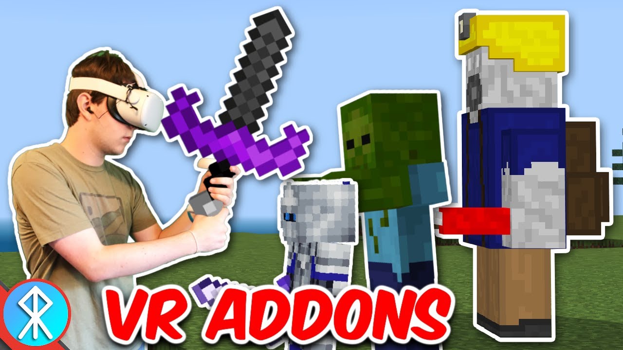 Trying ADDONS In VR (Minecraft Mods) - YouTube