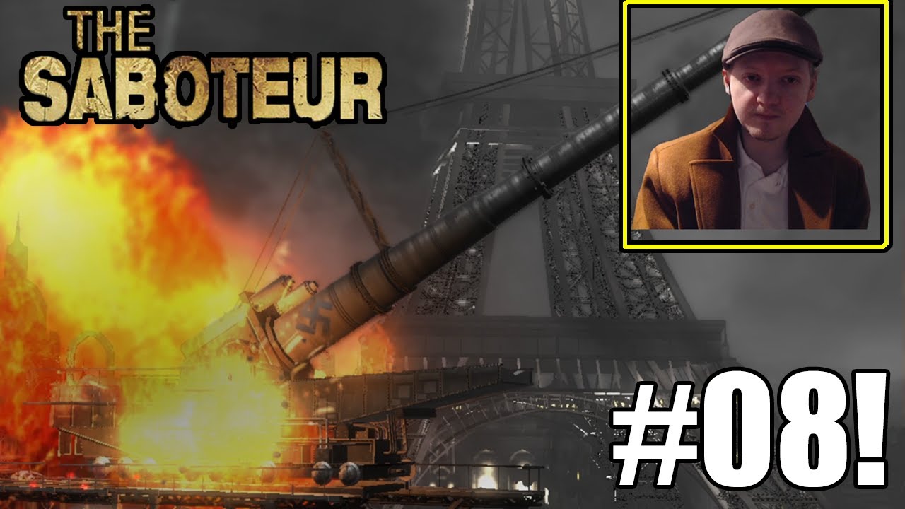 Sean Blows Up Giant German Gustav Railway Gun- The Saboteur Part 8 ...