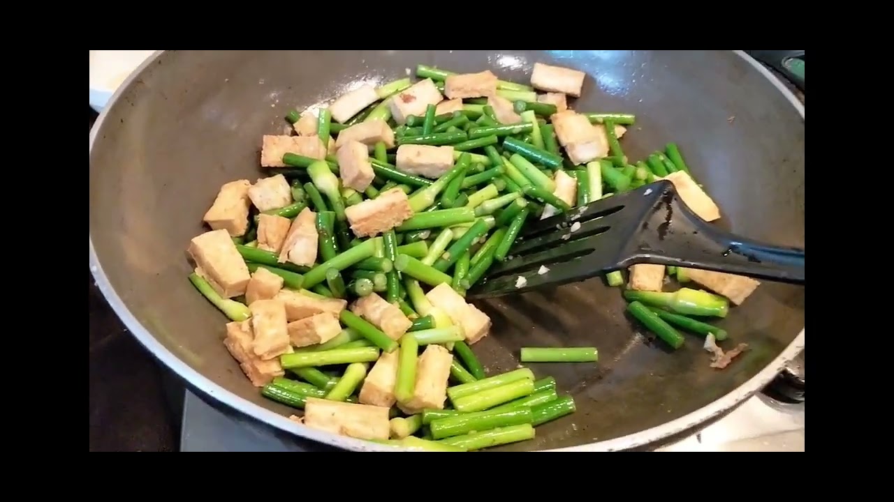 Stir Fry Garlic Flower /Fried Tokwa | is A Simple Dish | is Yummy # ...