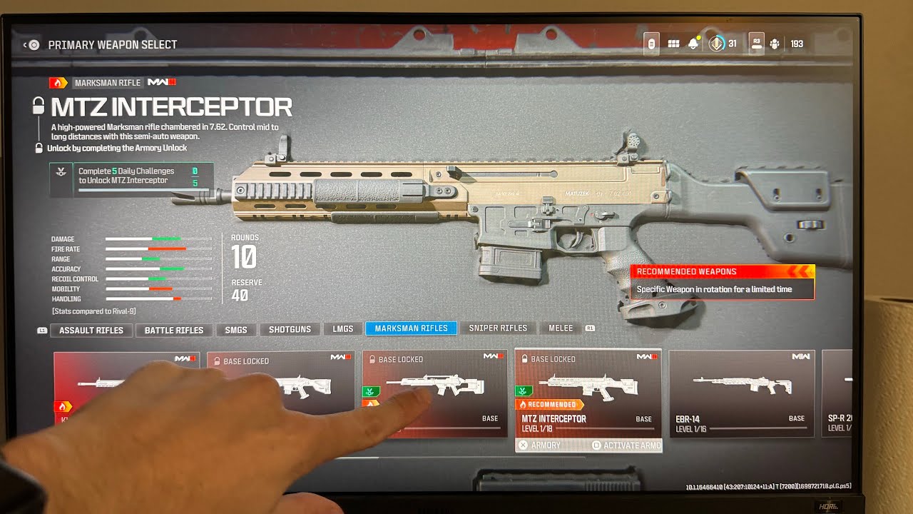 MW3/Warzone 3: How to Unlock MTZ Interceptor Marksman Rifle FAST ...