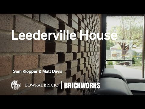 Built with Brickworks I Sam Klopper & Matt Davis I Leederville House ...