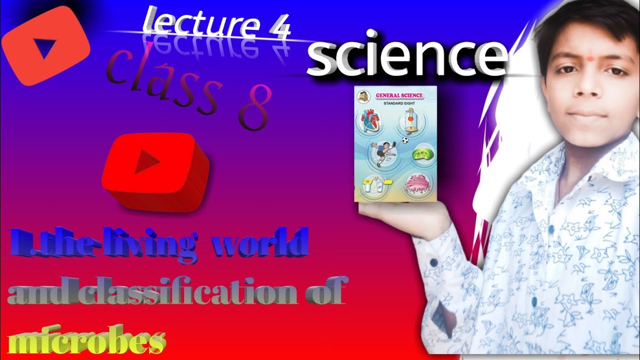 class 8 || the living world and classification of microbes || science ...