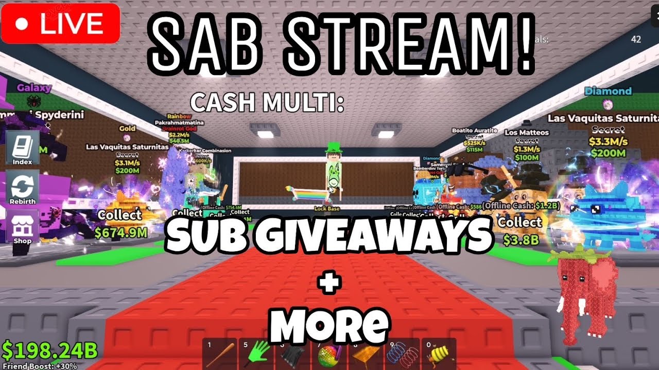 PLAYING SAB, GIVEAWAYS, ADDING SUBS AND MORE! - YouTube