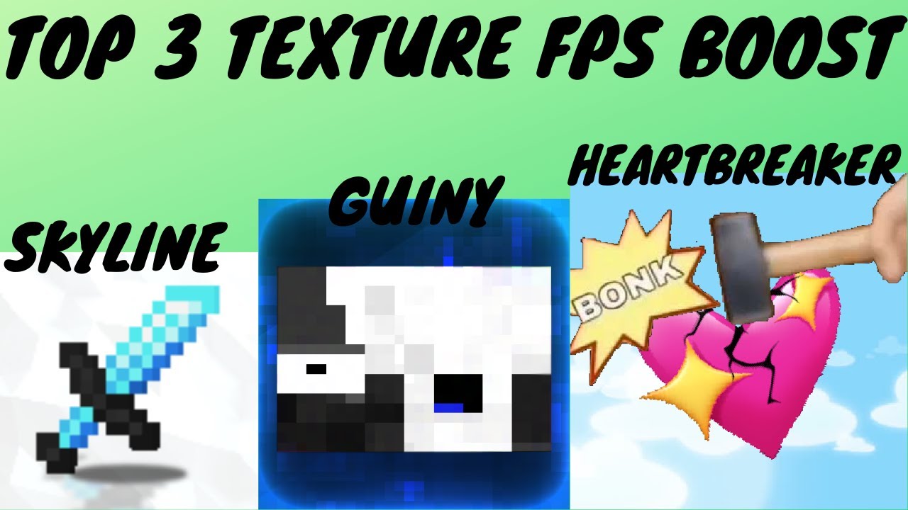 MINECRAFT TOP 3 TEXTURE PACK FPS BOOST - YouTube