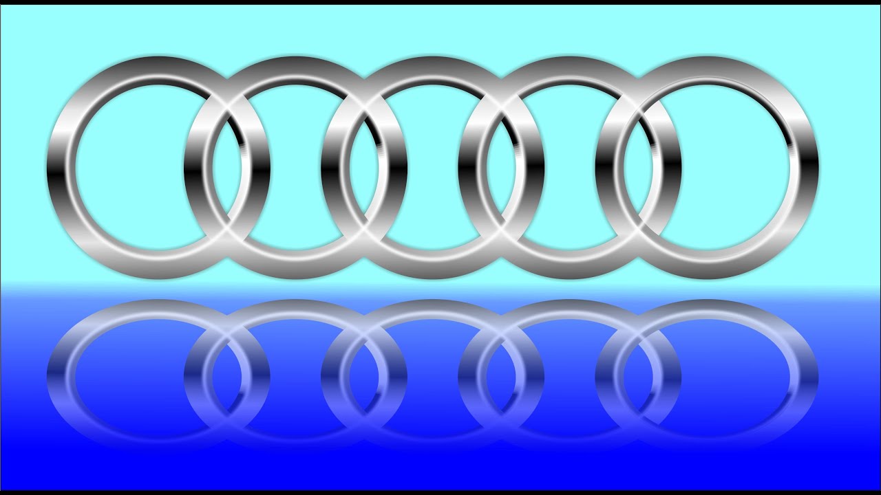 AUDI car logo design Youtube Tutorial in #coreldraw #vce - YouTube