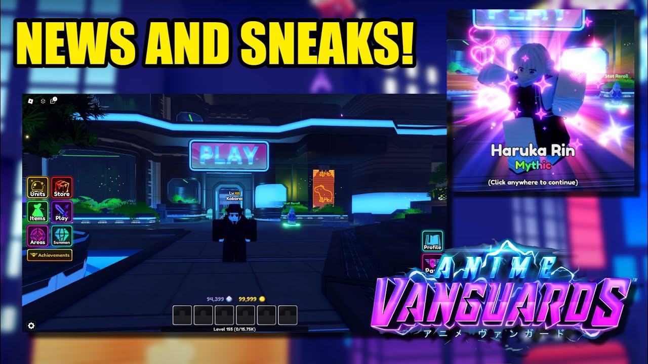 MAP SNEAK! New News And Sneaks About Anime Vanguards... - YouTube
