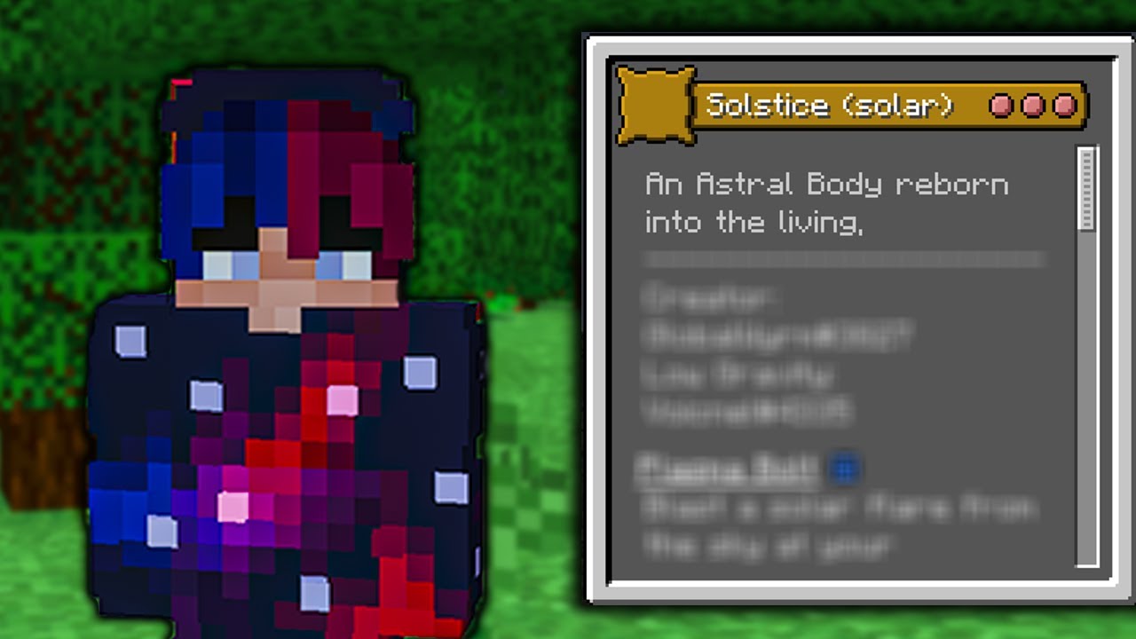 Solstice Origin - Minecraft Origins Explained (Custom Origins) - YouTube