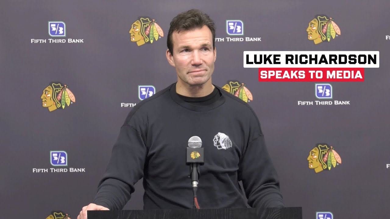 Luke Richardson speaks on Day 14 of Training Camp | Chicago Blackhawks ...