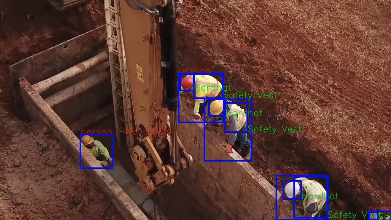 Detect workers not wearing protective equipment on edge devices - YouTube